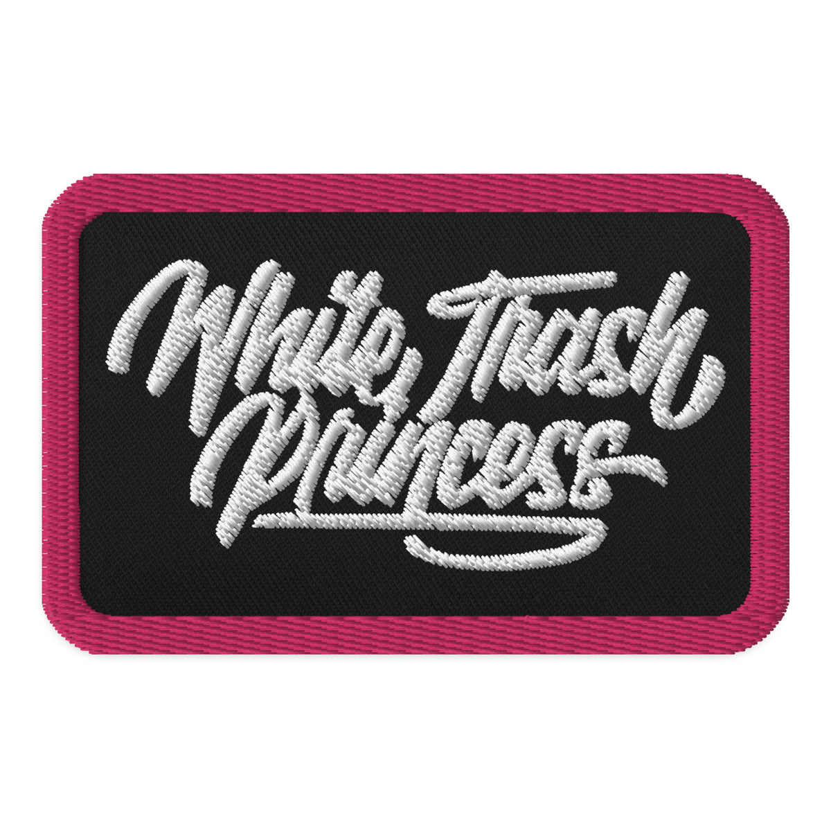 White Trash Embroidered Patch – Anthony Gomes - Official Store